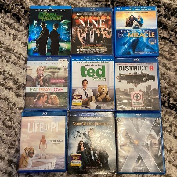 Media | Bluraybundlewith 9 Titles | Poshmark